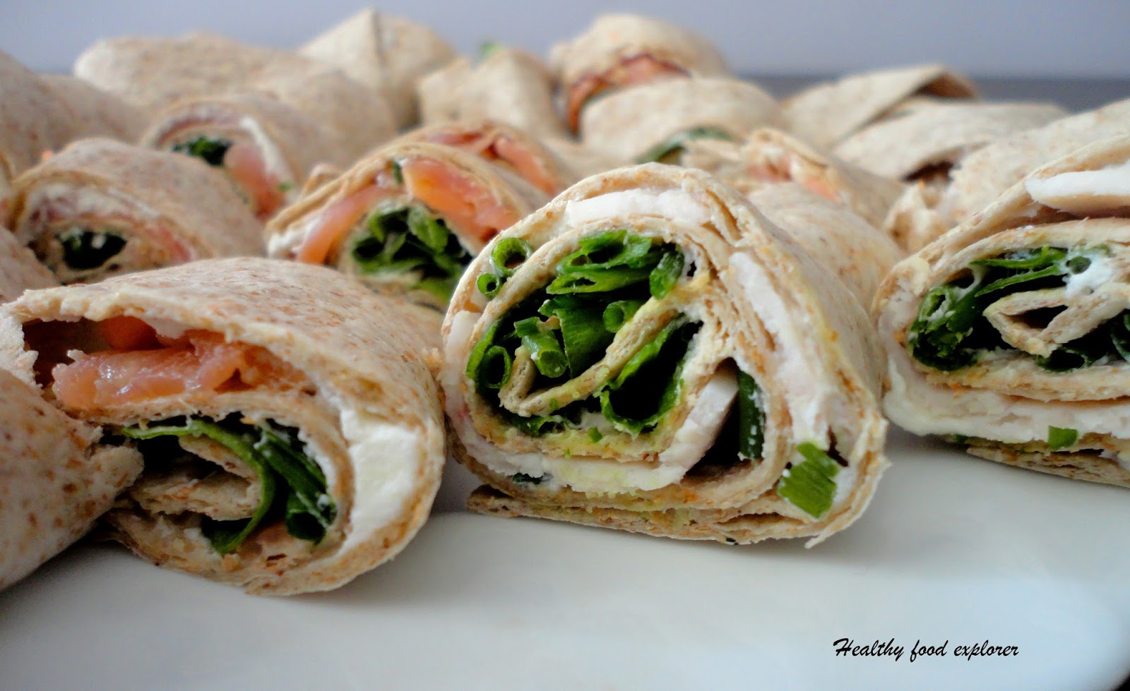 Healthy food explorer : Przekąska na imprezę - fit tortilla w dwóch ...