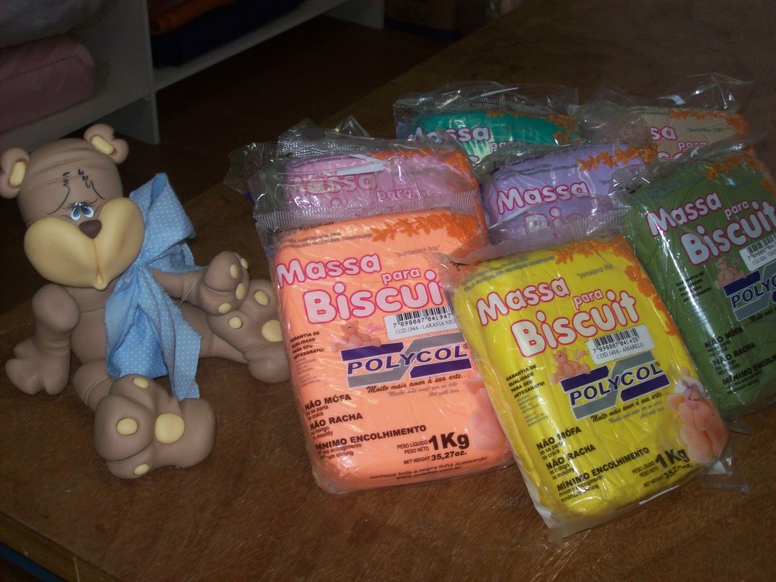 Joli Artes: Massa para Biscuit!