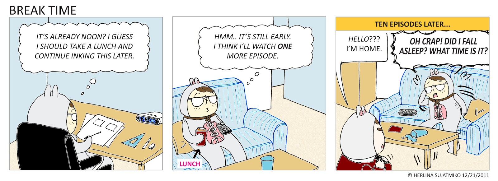 Floppy Ears Comics: BREAK TIME