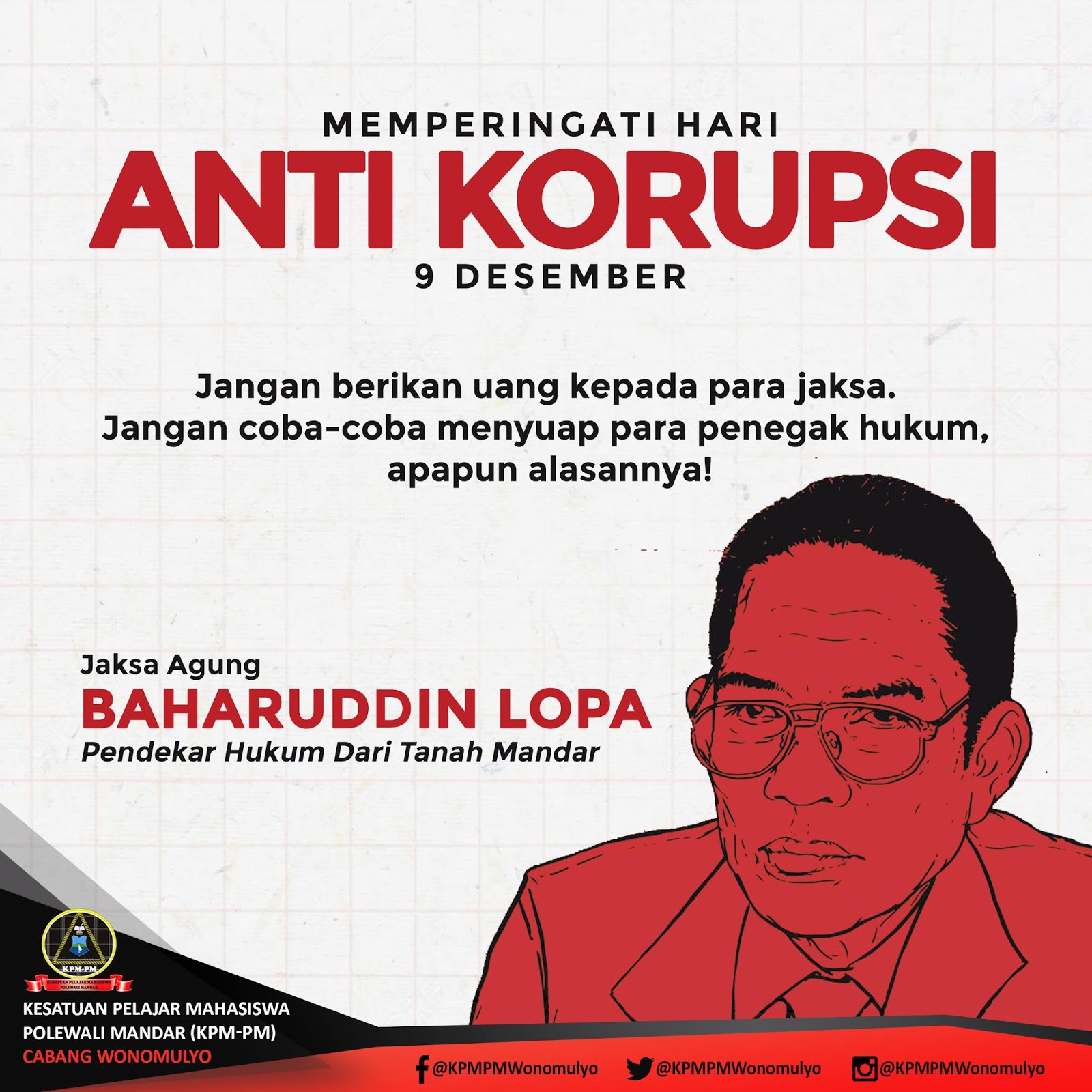 Hari Anti Korupsi: Kisah Jaksa Agung Baharuddin Lopa, Pendekar Hukum ...