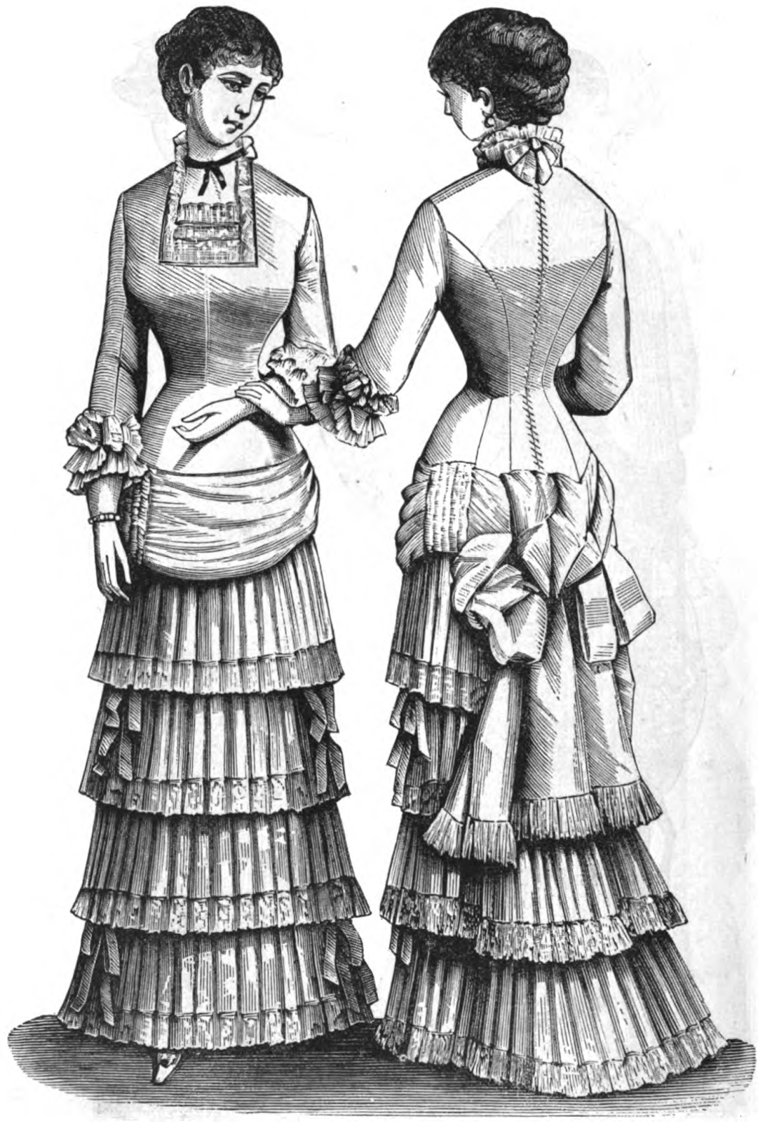 19th Century Historical Tidbits: 1882 Women's Fashions