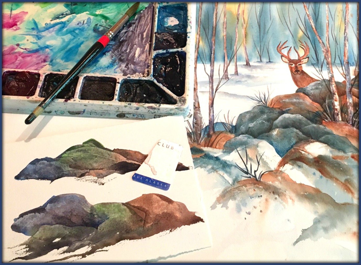 Martha Kisling Art With Heart : Tuesday Watercolor Class - Rocks and ...