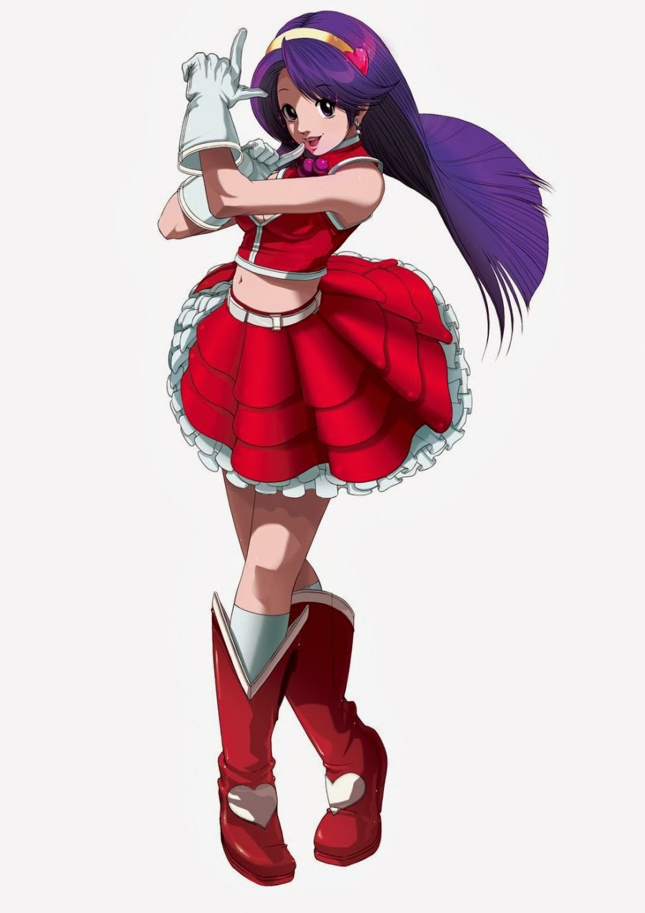 mira lo que he mirado: athena asamiya, leona heidern, kof