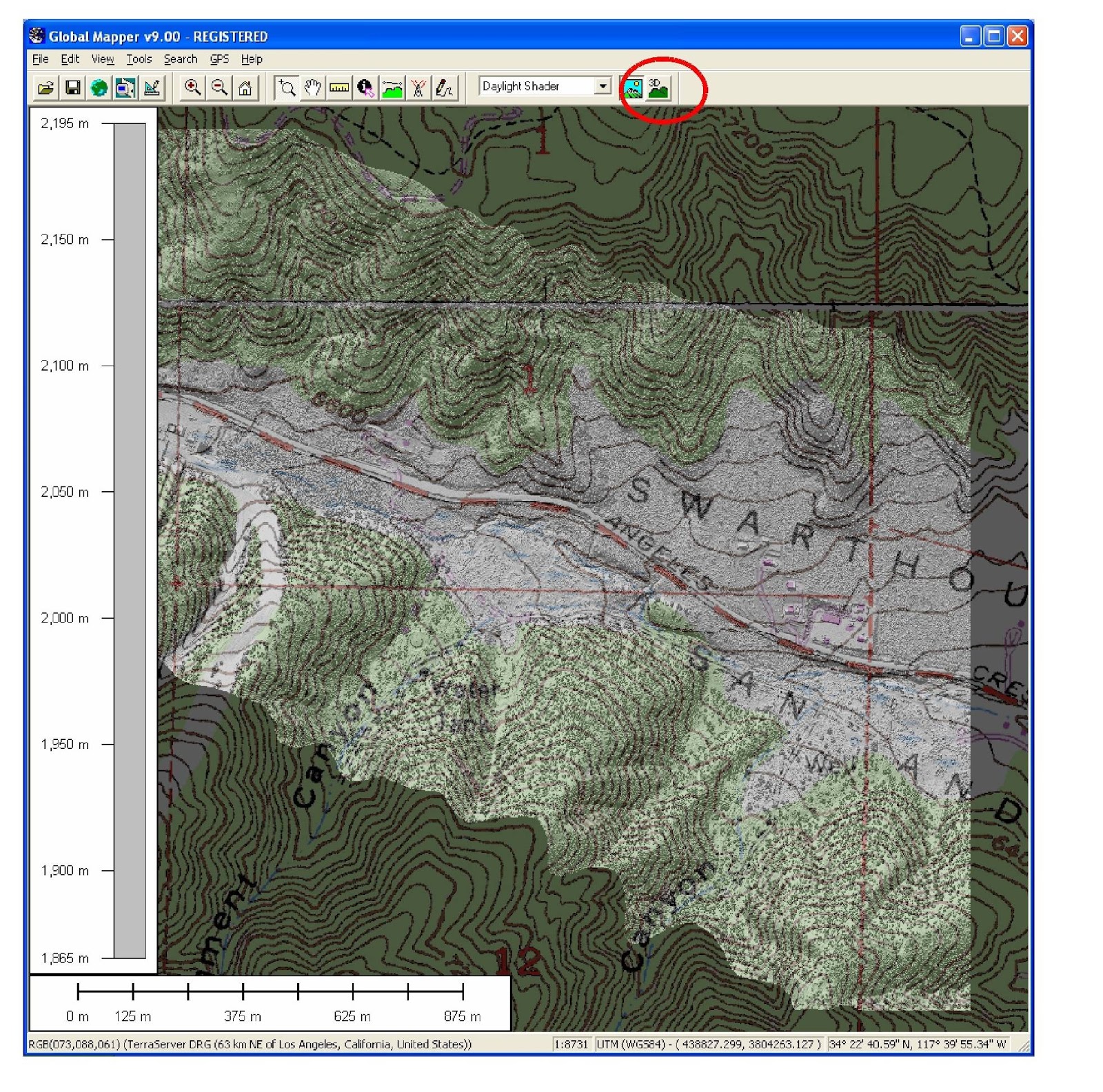 Global Mapper (Visualisasi Dasar)