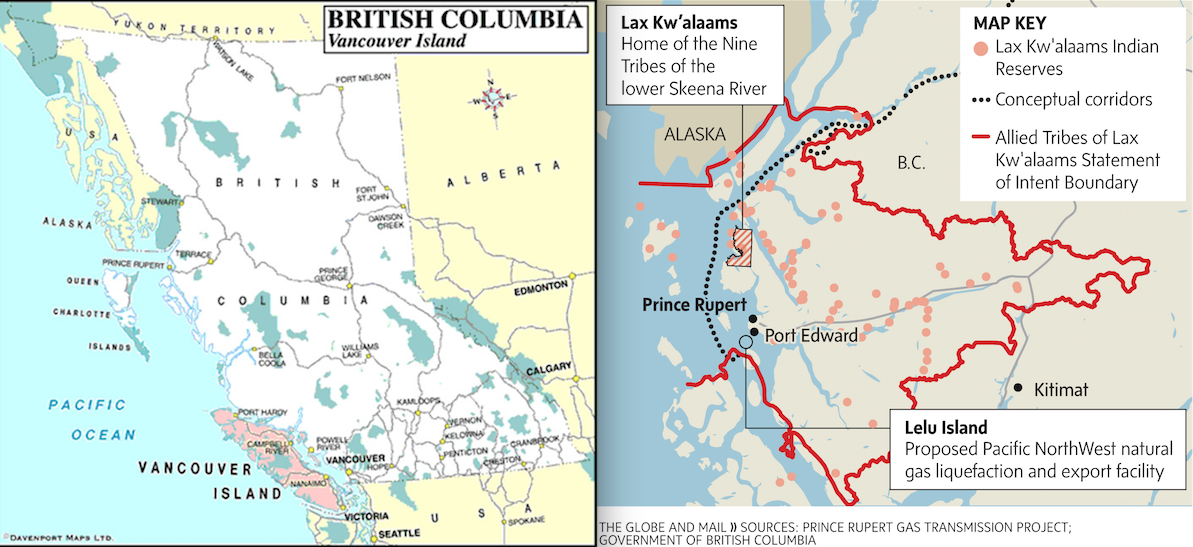 Springtime of Nations: Tsimshian Protest Camp on Small Canadian Island ...