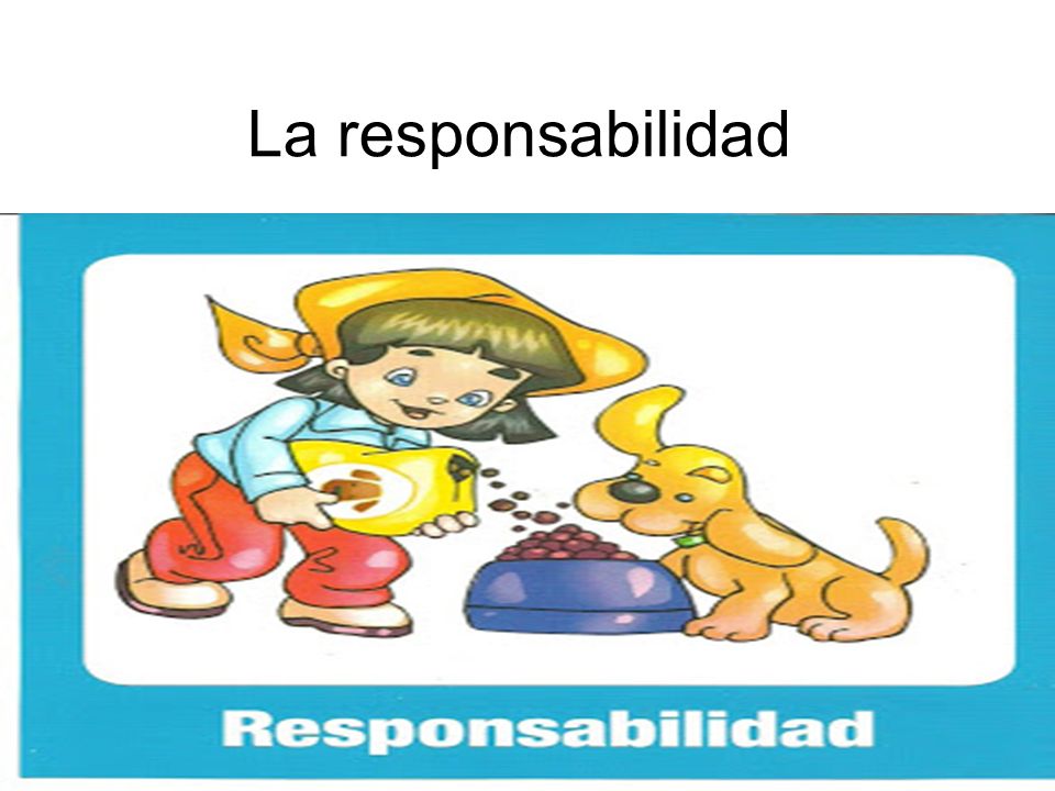 Valores Morales: Responsabilidad: 2017