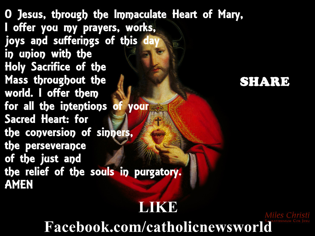 June is Dedicated to the Heart of #Jesus - Consecration - Novena ...