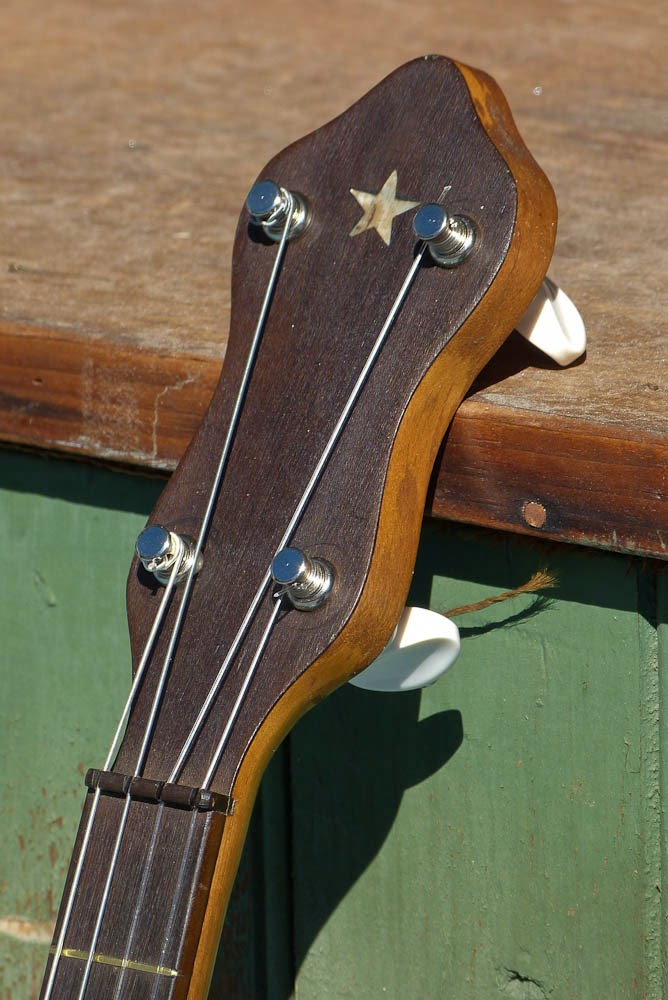 c.1925 Oscar Schmidt-made Unmarked Baritone Uke/Tenor Banjo