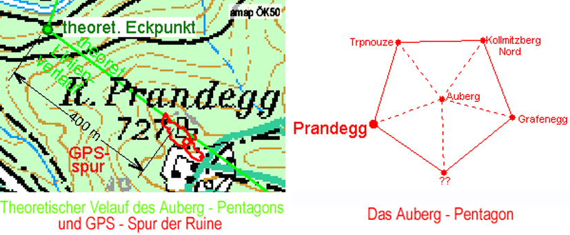 Landschaftsgeometrien 1: Ruine Prandegg - Schloß Grafenegg