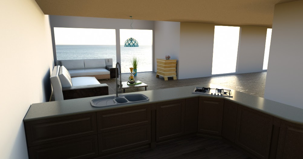 Interior Design Visualization Home With Blender And Octane Render