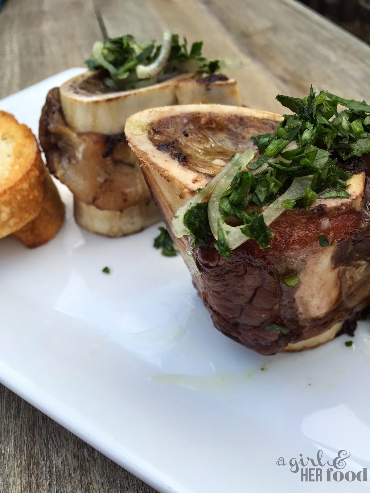 A Girl & Her Food: Roasted Bone Marrow