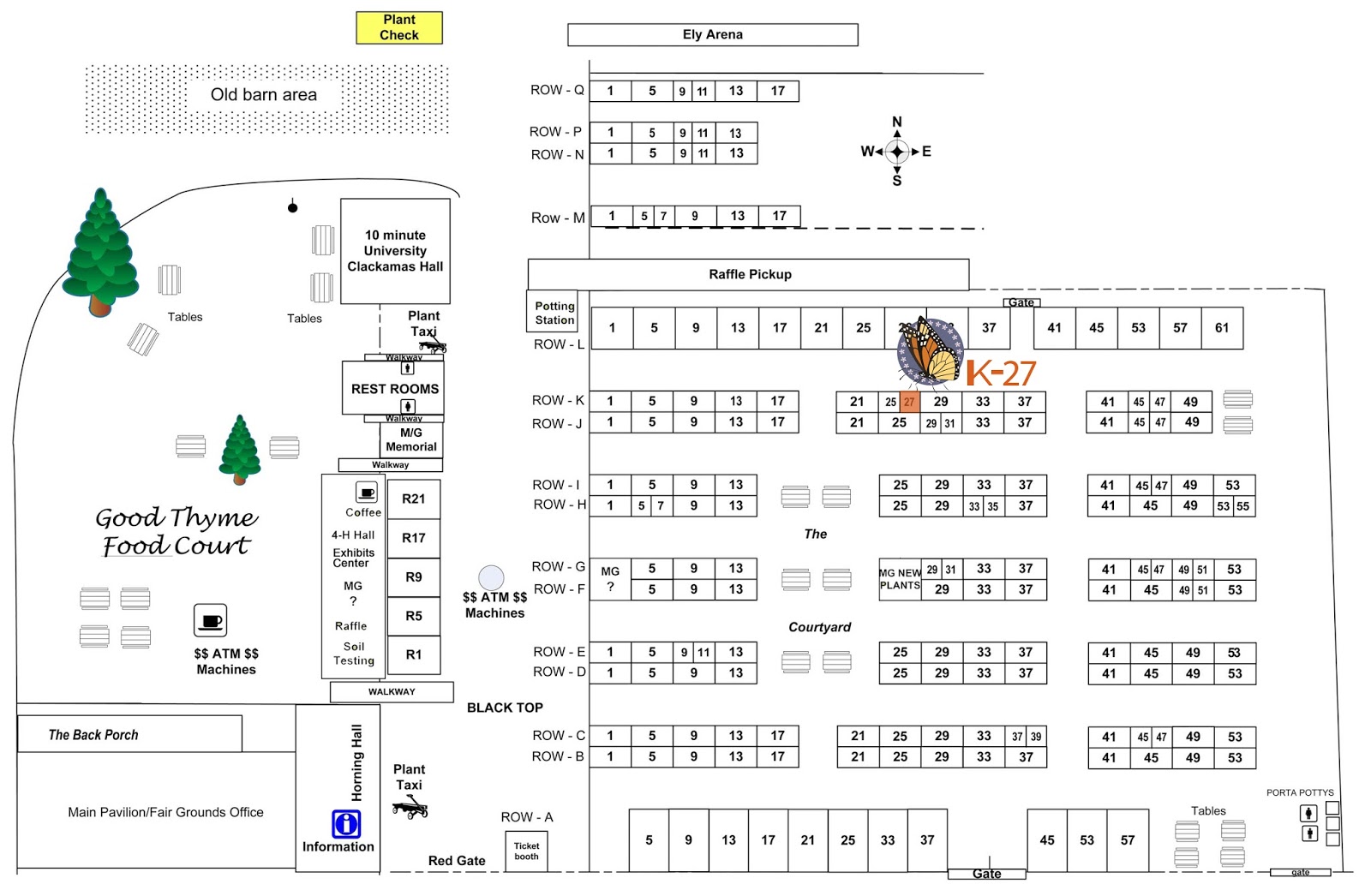 Vote For Monarchy!: The Spring Garden Fair (and milkweed) are here!!