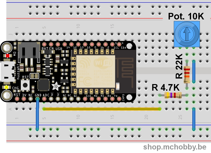ESP8266 sous MicroPython - Lecture analogique - MCHobby - Le Blog