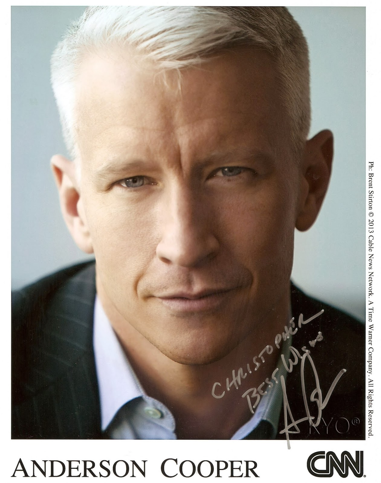 Chris Autographs: Anderson Cooper