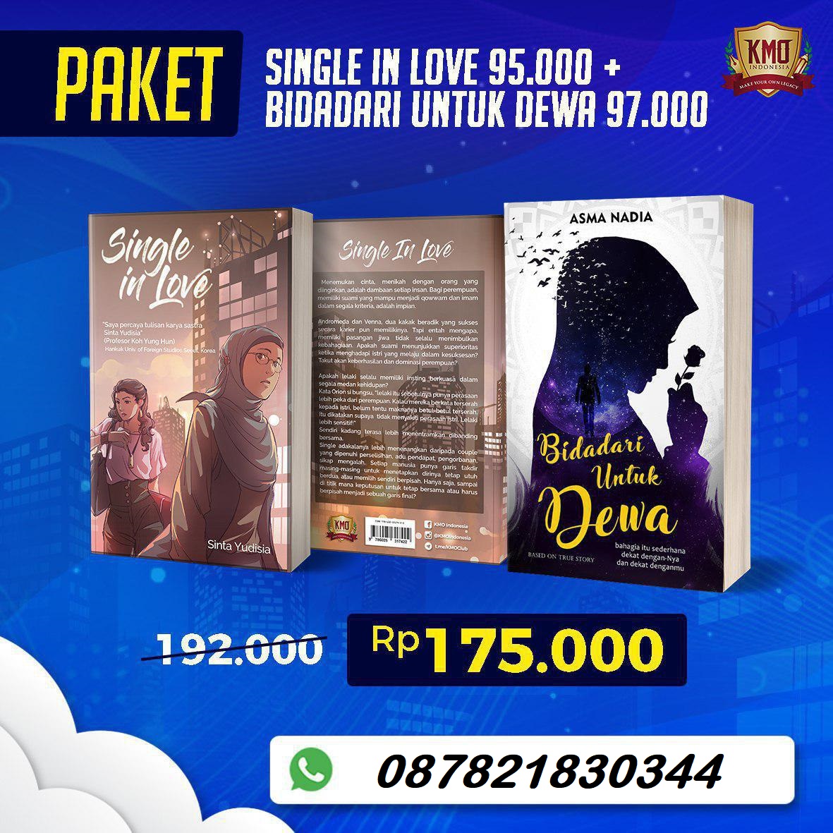 Paket Novel Canting, Bidadari Untuk Dewa dan Single In love - Novel ...