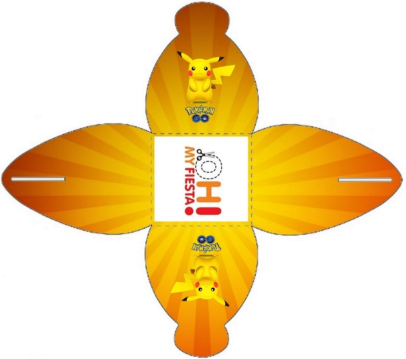 Pikachu: Free Printable Boxes. - Oh My Fiesta! for Geeks