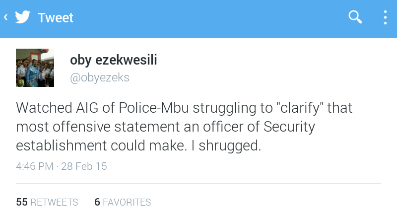 Stella Dimoko Korkus.com: Ezekwesili disses AIG Mbu on twitter