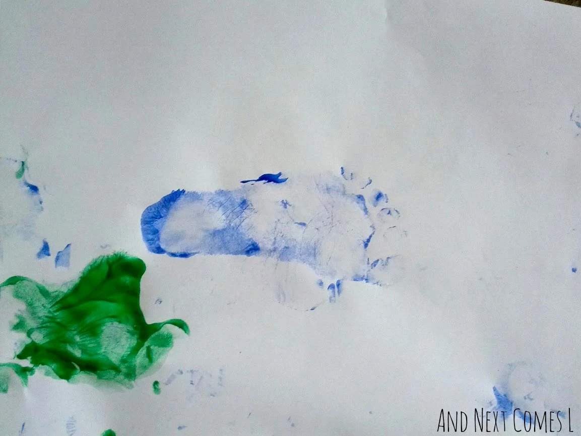 Stomp Painting | And Next Comes L - Hyperlexia Resources