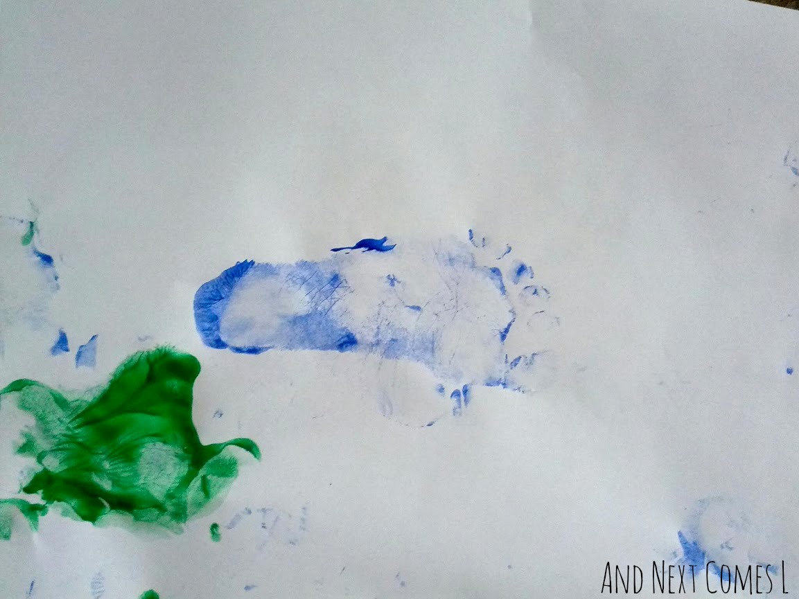 Stomp Painting | And Next Comes L - Hyperlexia Resources