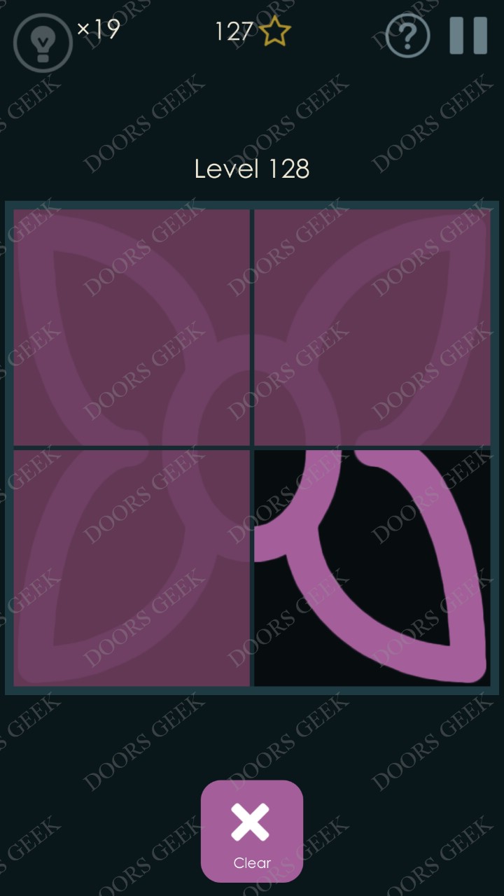 Symmetry - Drawing Puzzles Level 128 ~ Doors Geek