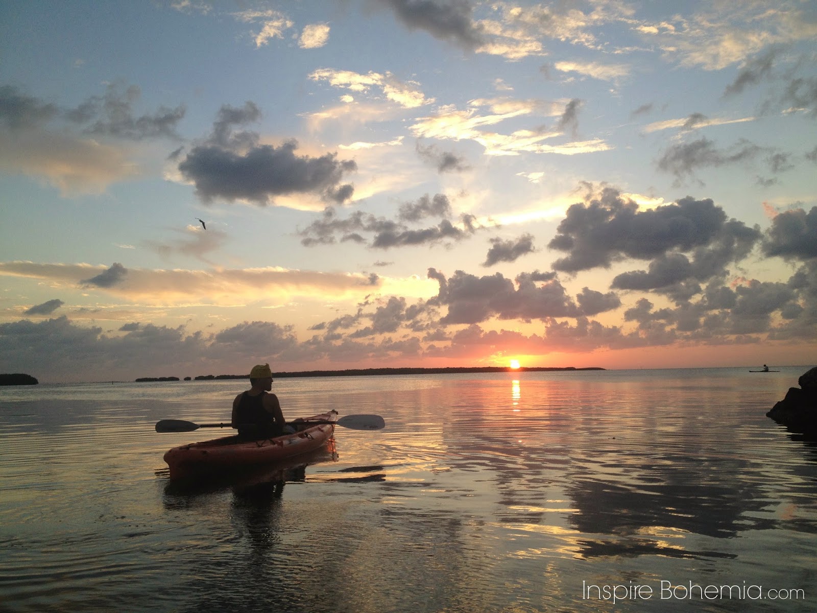 Kayaking at Sunset in The Florida Keys
