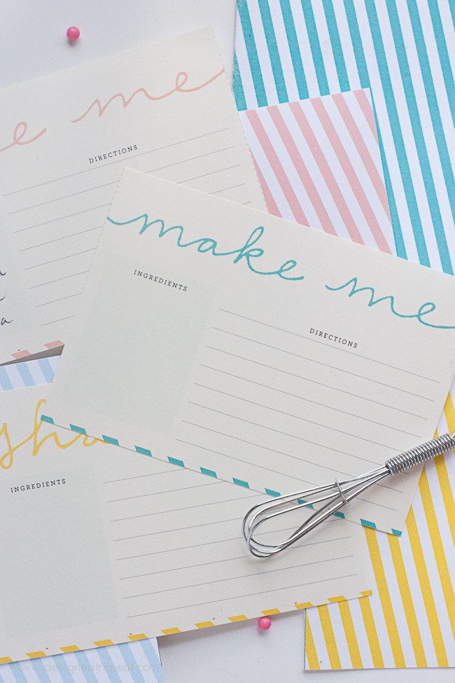 2447.- Imprimibles para recetas de cocina. - Labores en Red