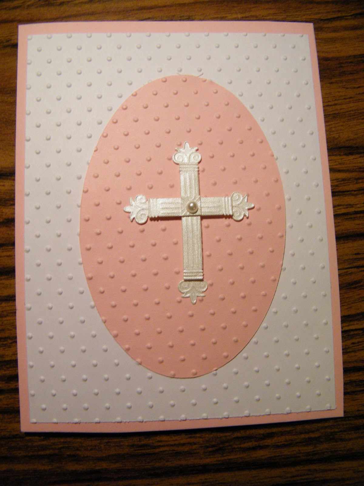 cathy's cards and scrapbooking: simple baptism card
