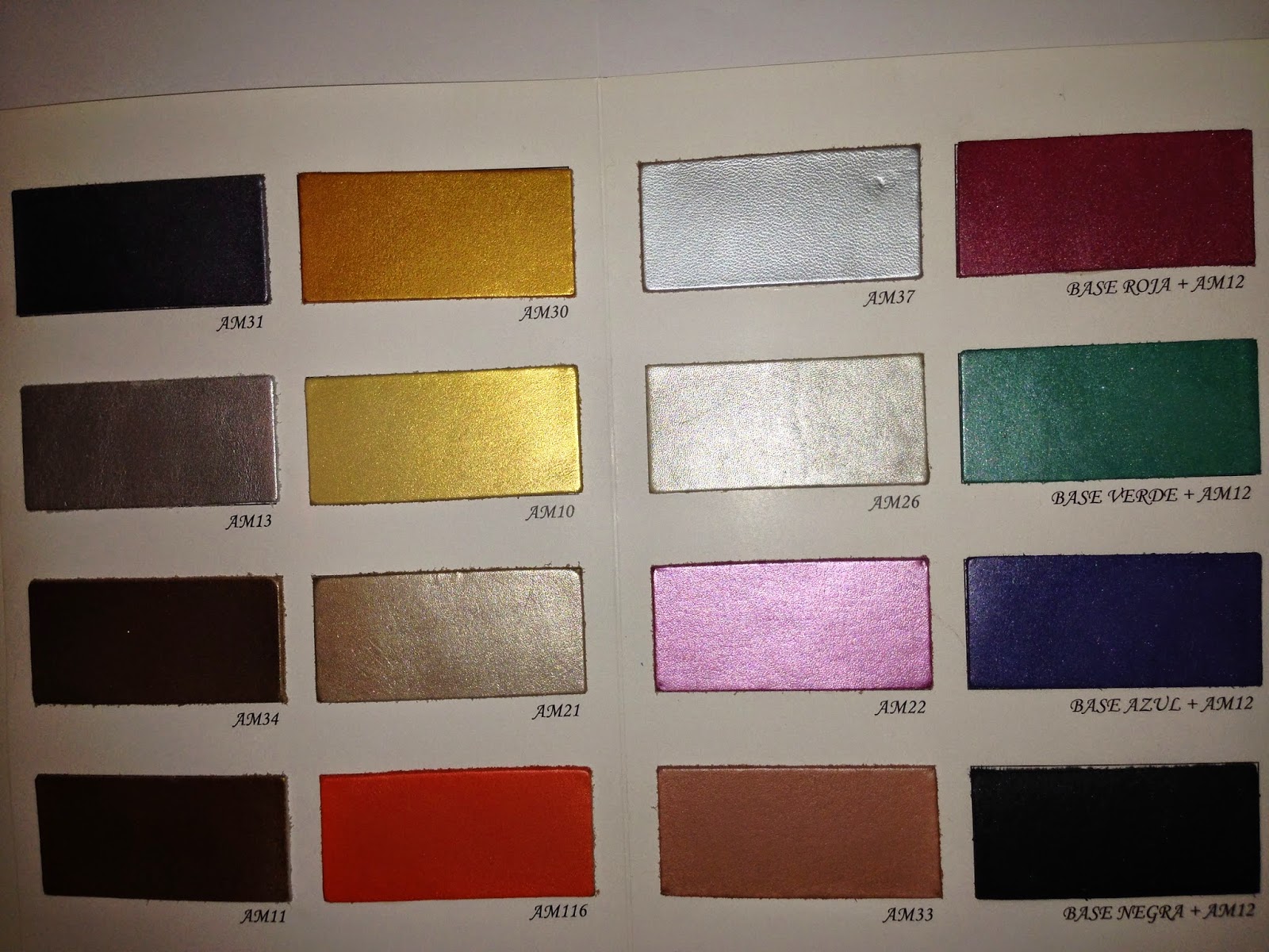 Tintados y Acabados Ferrandez : Colores Metalizados Acabados a Pistola