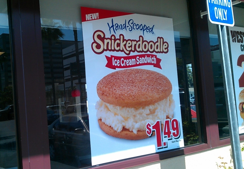 News: Carl's Jr. Tests Snickerdoodle Ice Cream Sandwich