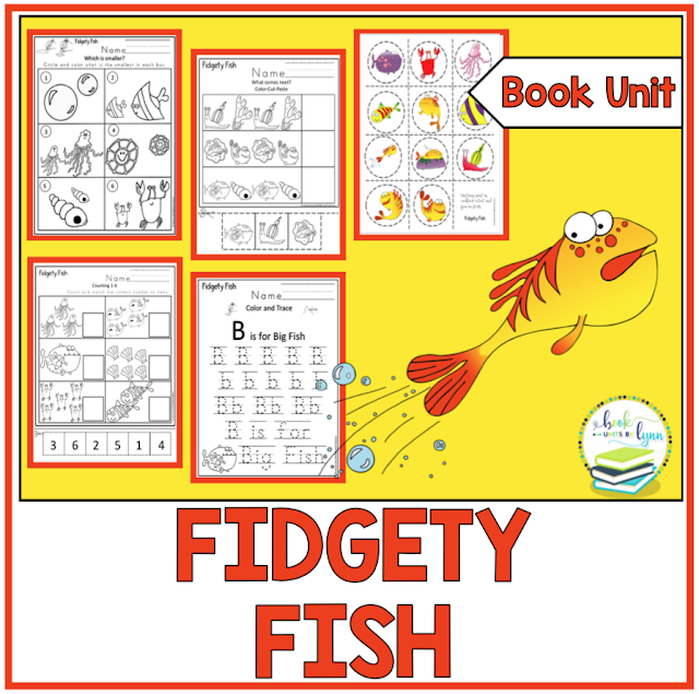 FIDGETY FISH BOOK UNIT ~ Book Units by Lynn