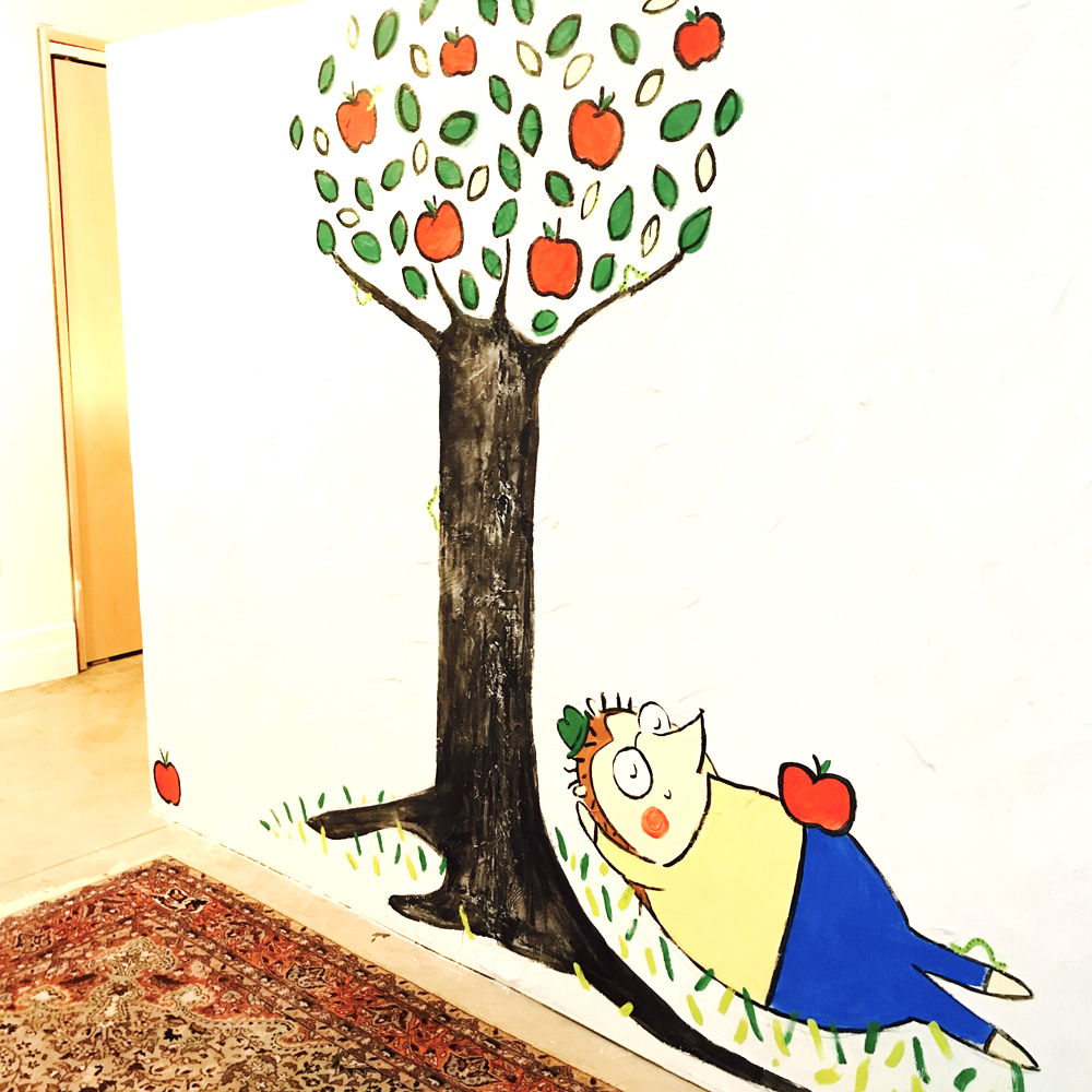 Linzer Lane: Apple Tree Wall Mural