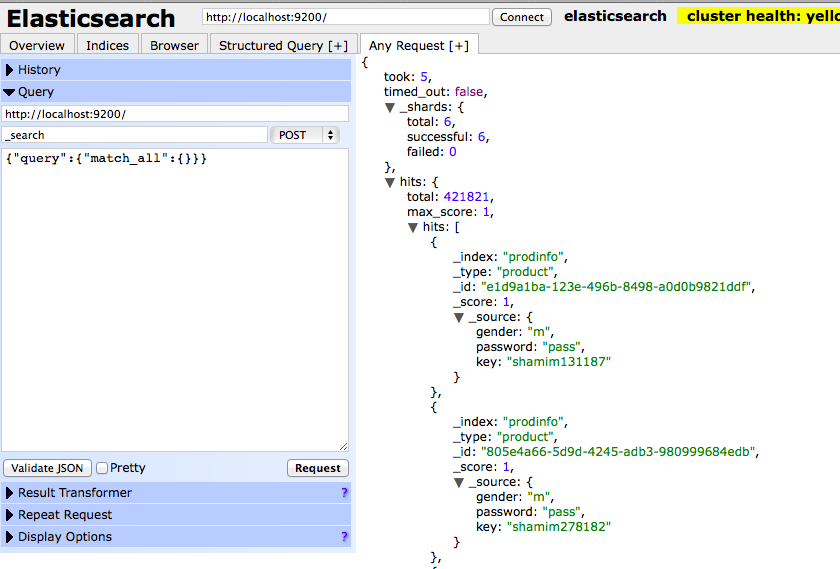 Elasticsearch With Cassandra Data