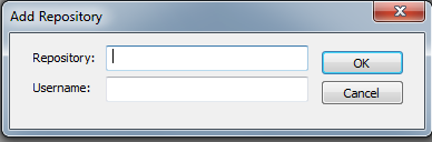 Click on "Add Repository..." It will Pop Up below Screen