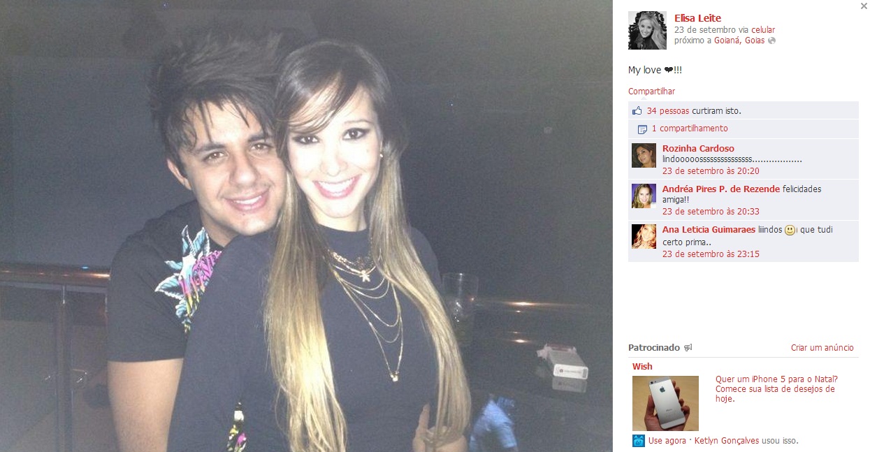 Namoradas do Cris: Elisa Leite: Veja quem é a mãe do segundo filho de ...