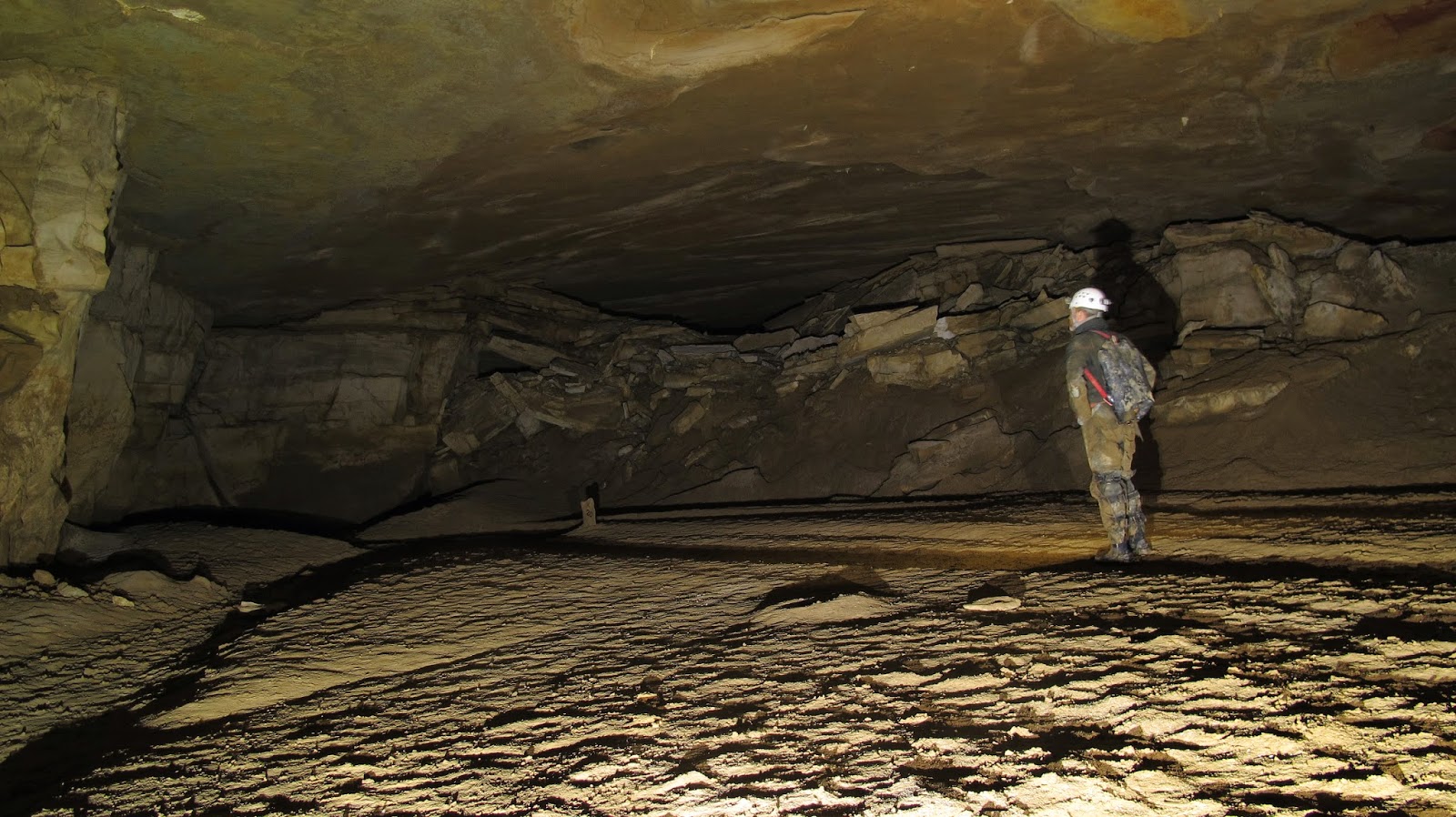 WOLF RIVER CAVE-HORRENDOUS HALLWAY - ADAM HAYDOCK