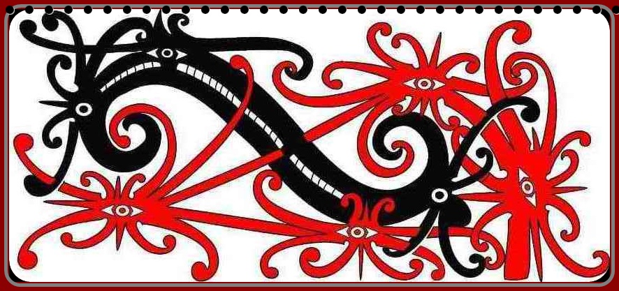Dayak Wehea: motif dayak