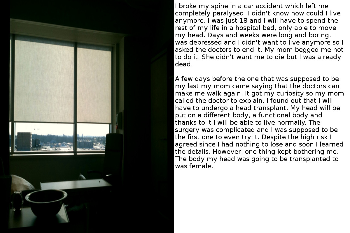 Marti's tg captions: Medical miracle