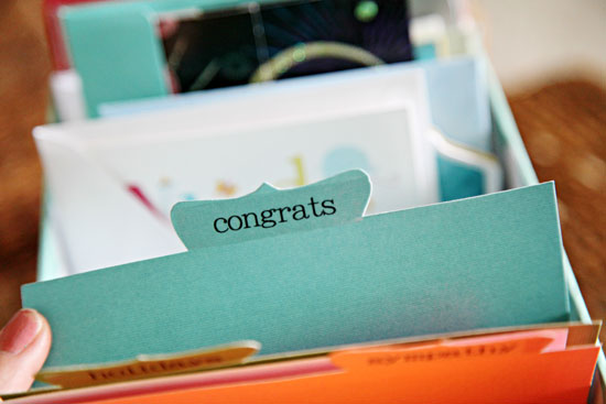 IHeart Organizing: Greetings! Card Organization