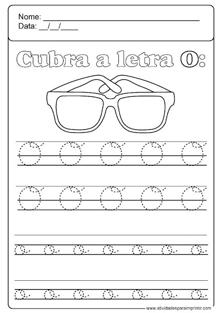 Alfabeto Cursivo Pontilhado