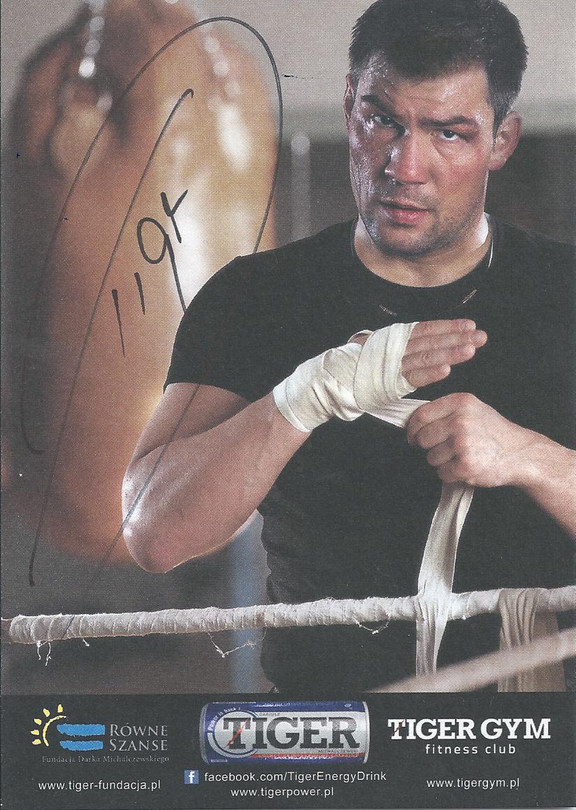 Autografy Michała: Dariusz "Tiger" Michalczewski