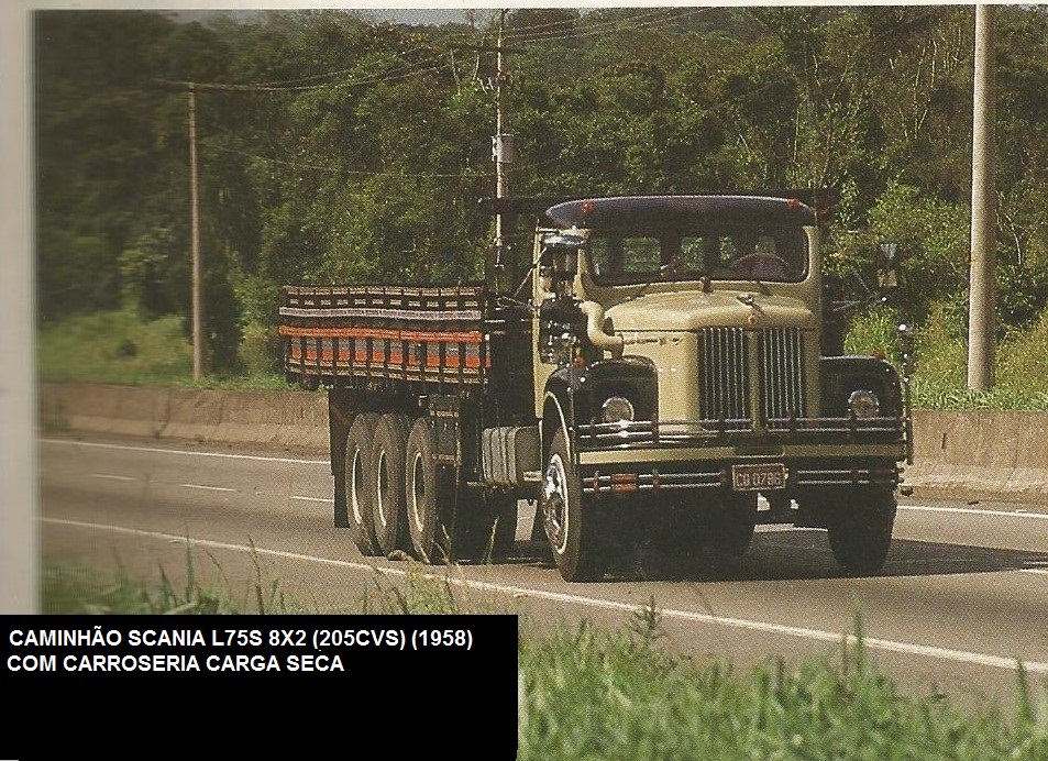 MUSEUM VIRTUAL SCANIA-VABIS DO BRASIL: (021) CAMINHÃO SCANIA L75S 8X2 ...