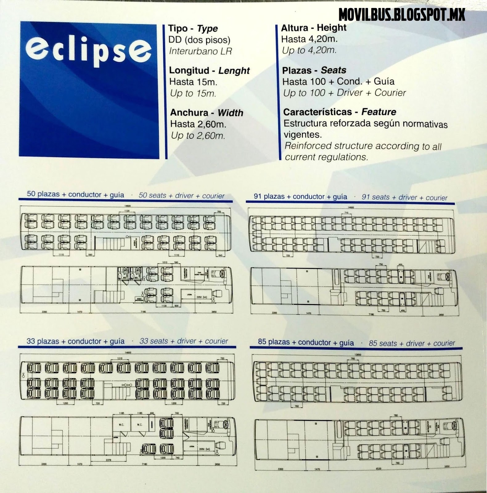 Ficha técnica AYATS ECLIPSE.