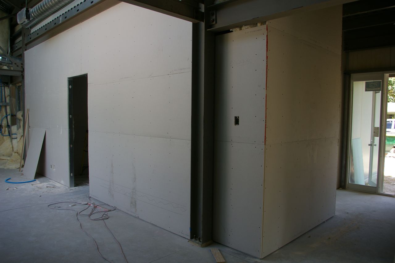 tin box: dry construction