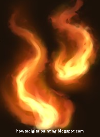 How to Paint Fire ( Tutorial ) - Digital Painting Tutorials and Materials