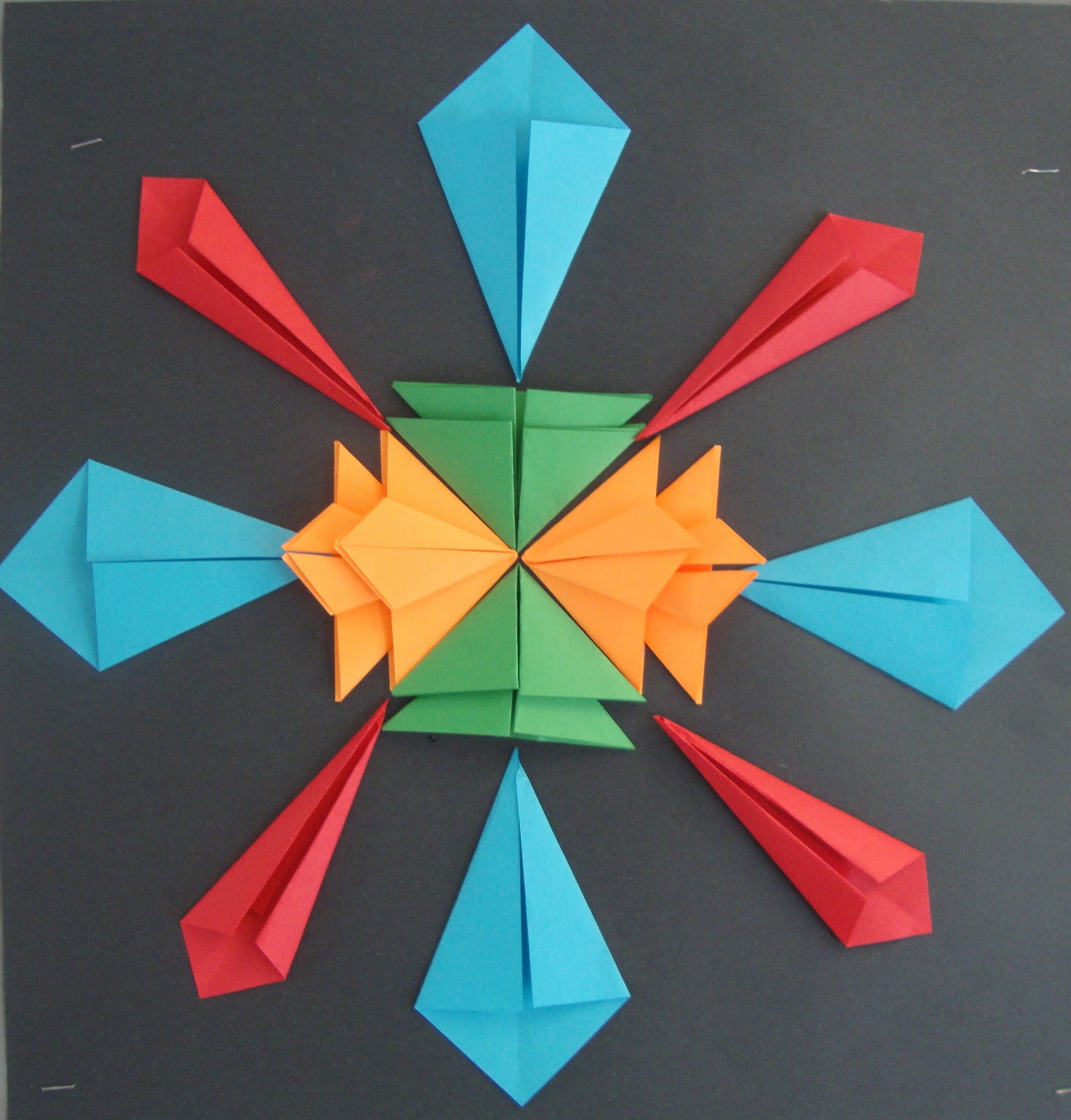 Art. Paper. Scissors. Glue!: Symmetrical Origami