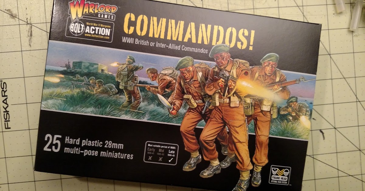 Battleground Hobbies: Bolt Action British Commandos From Warlord Games