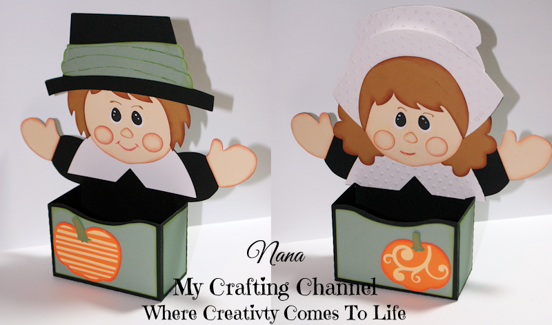 Boy & Girl Pilgrim Treat Boxes