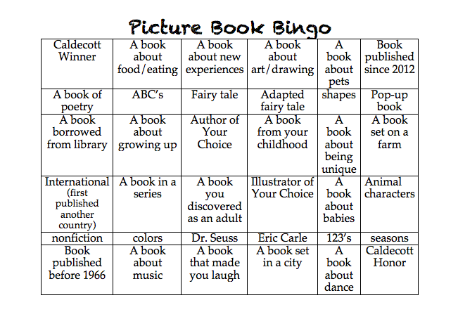 Becky's Book Reviews: Picture Book Reading Challenge