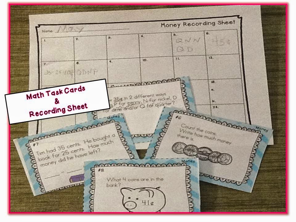 Tricks of the Trade in First Grade: Math Task Cards