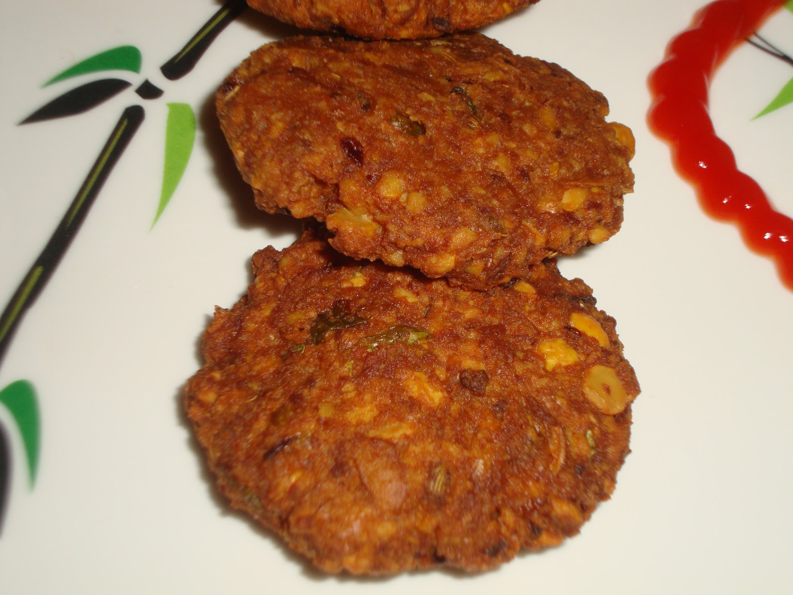 Poornima's Cook Book: Mushroom Maasala Vadai / Vada